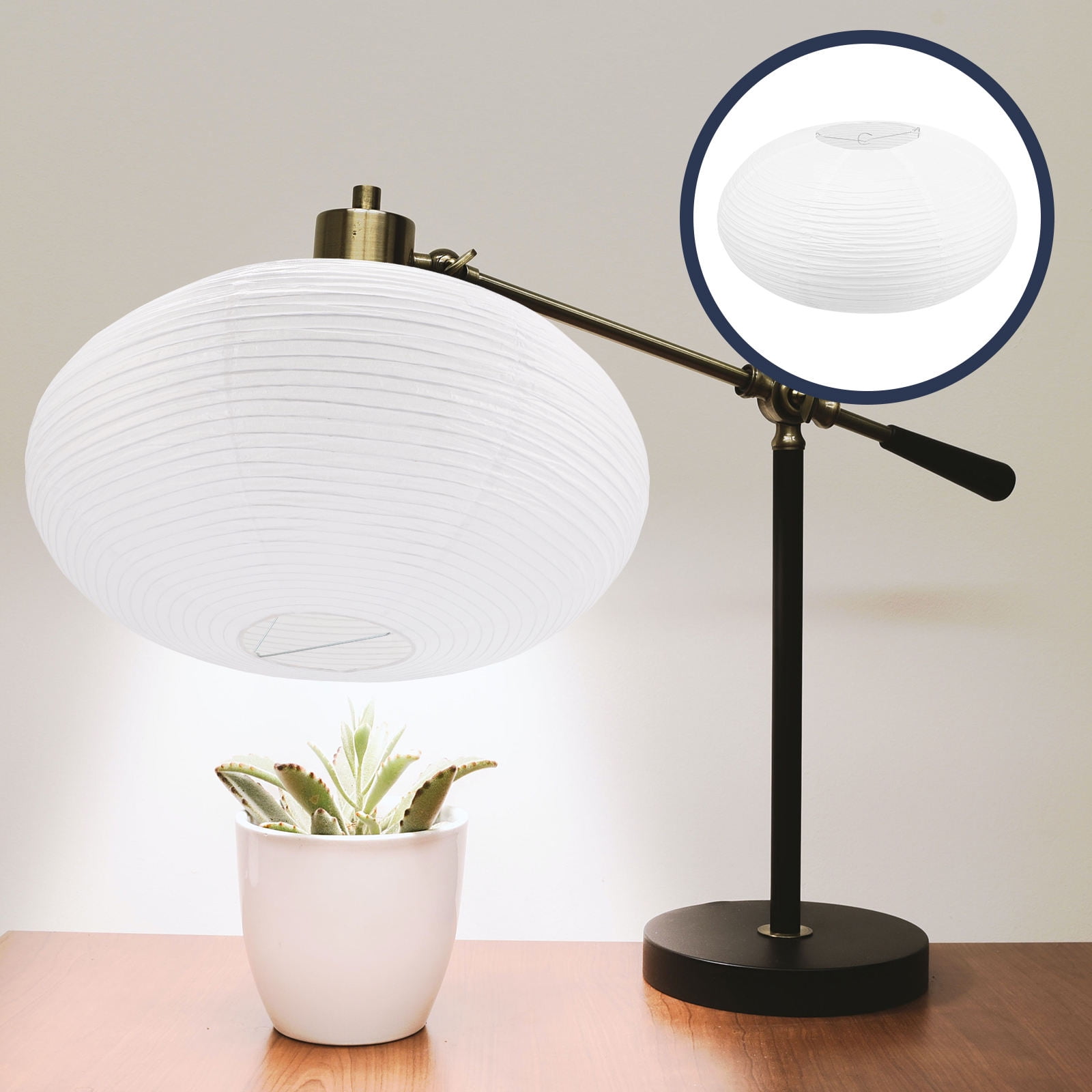 Pawsdot Paper Light Shades Ceiling Lampshade White 1Pcs For Study Room ...