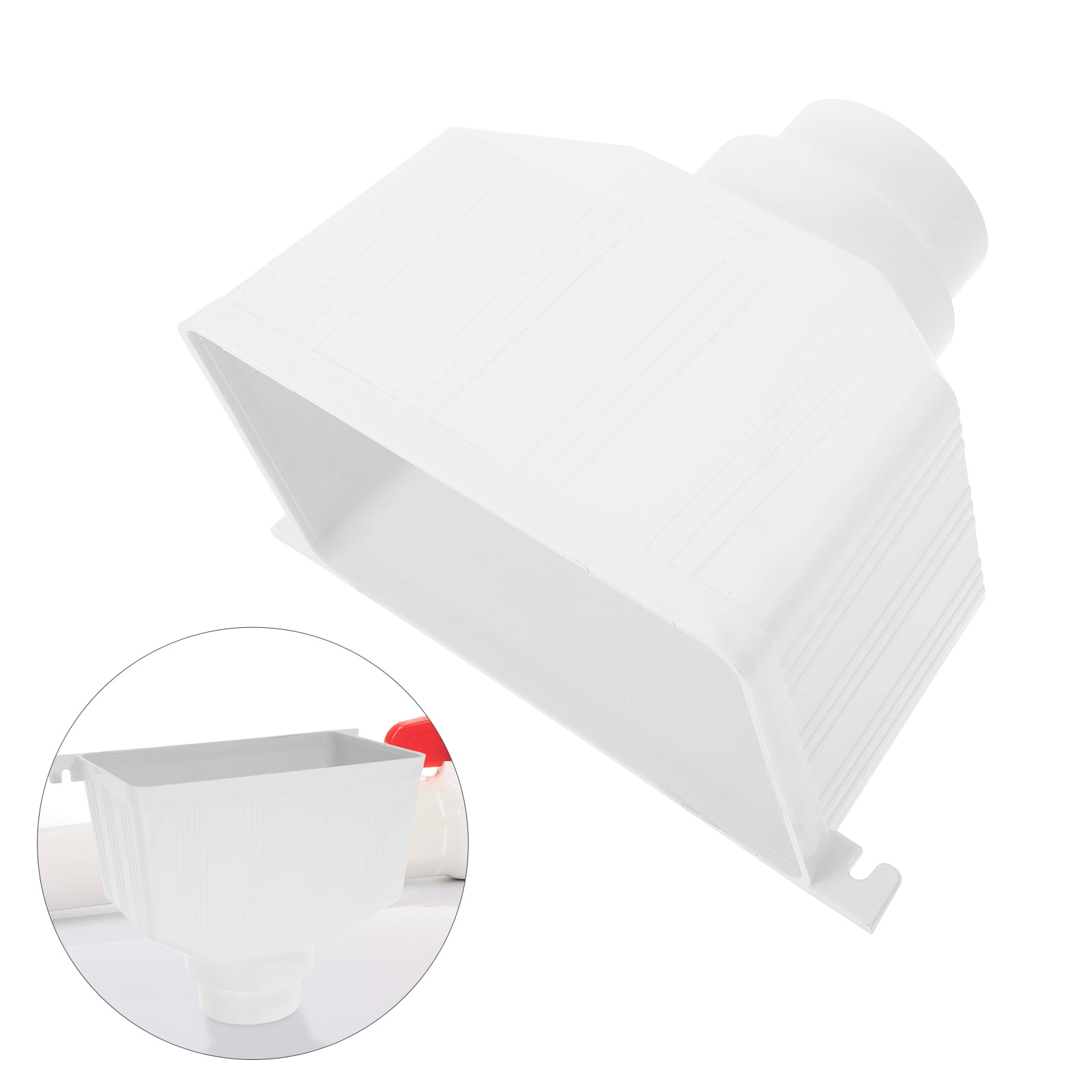 Pawsdot Rainwater Diverter PVC Downspout Adapter White 1Pack - Walmart.com