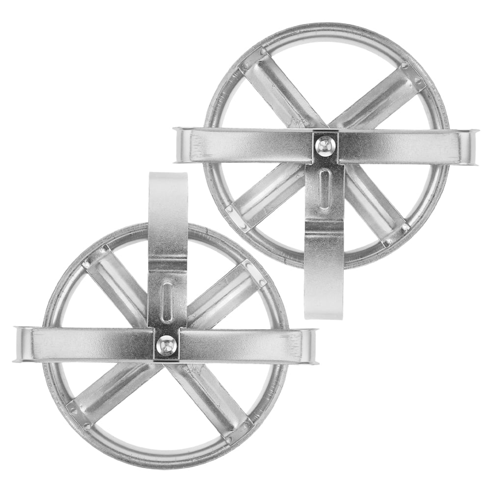 Pawsdot 2Pcs Wall Clothes Dryer Pulley Silver Iron Stable Clothes ...