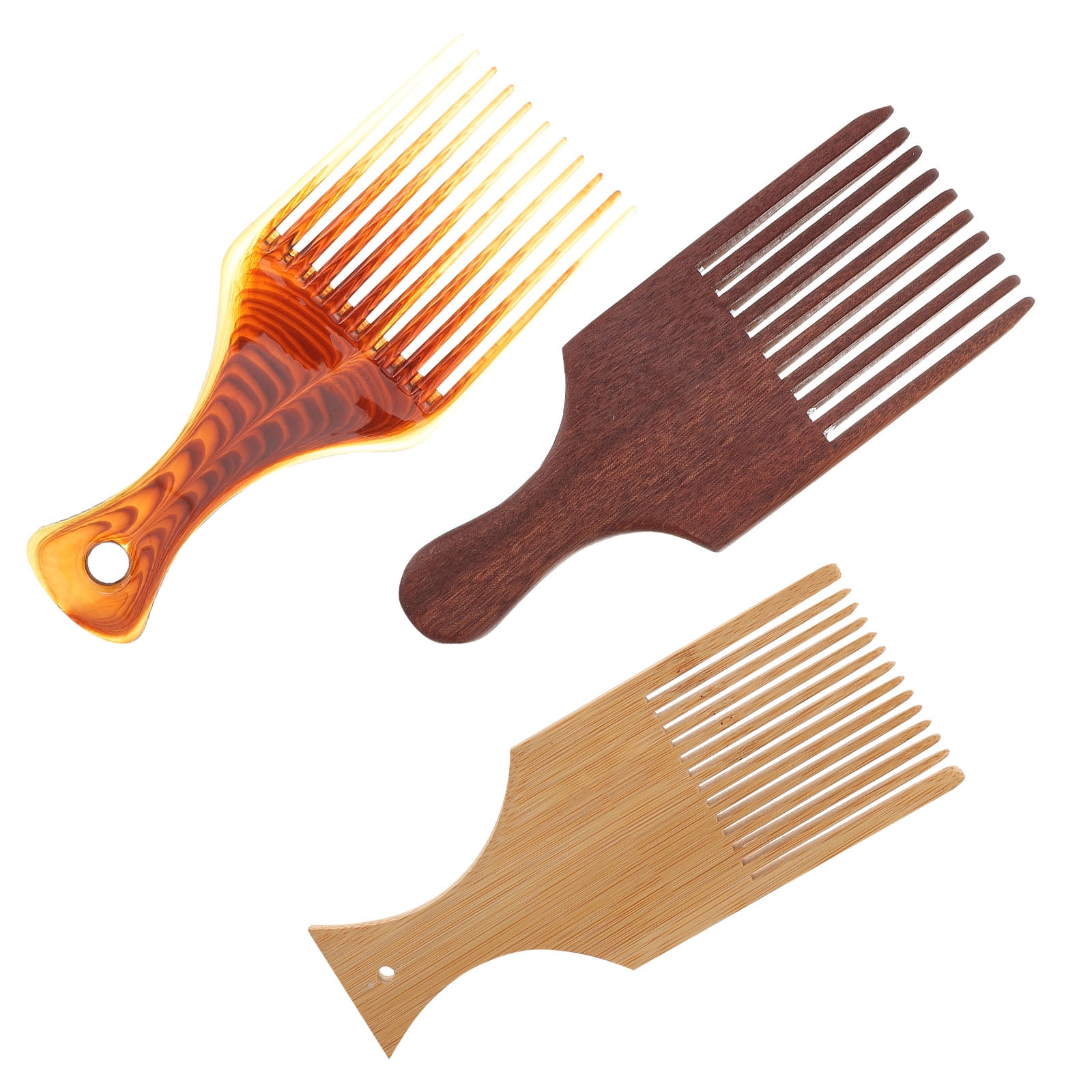 Pawsdot Wide Hair Brush with Extra Spaced Teeth for Detangling Long ...