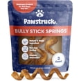 Pawstruck All-Natural 6" Bully Stick Springs for Dogs - 3 Count ...