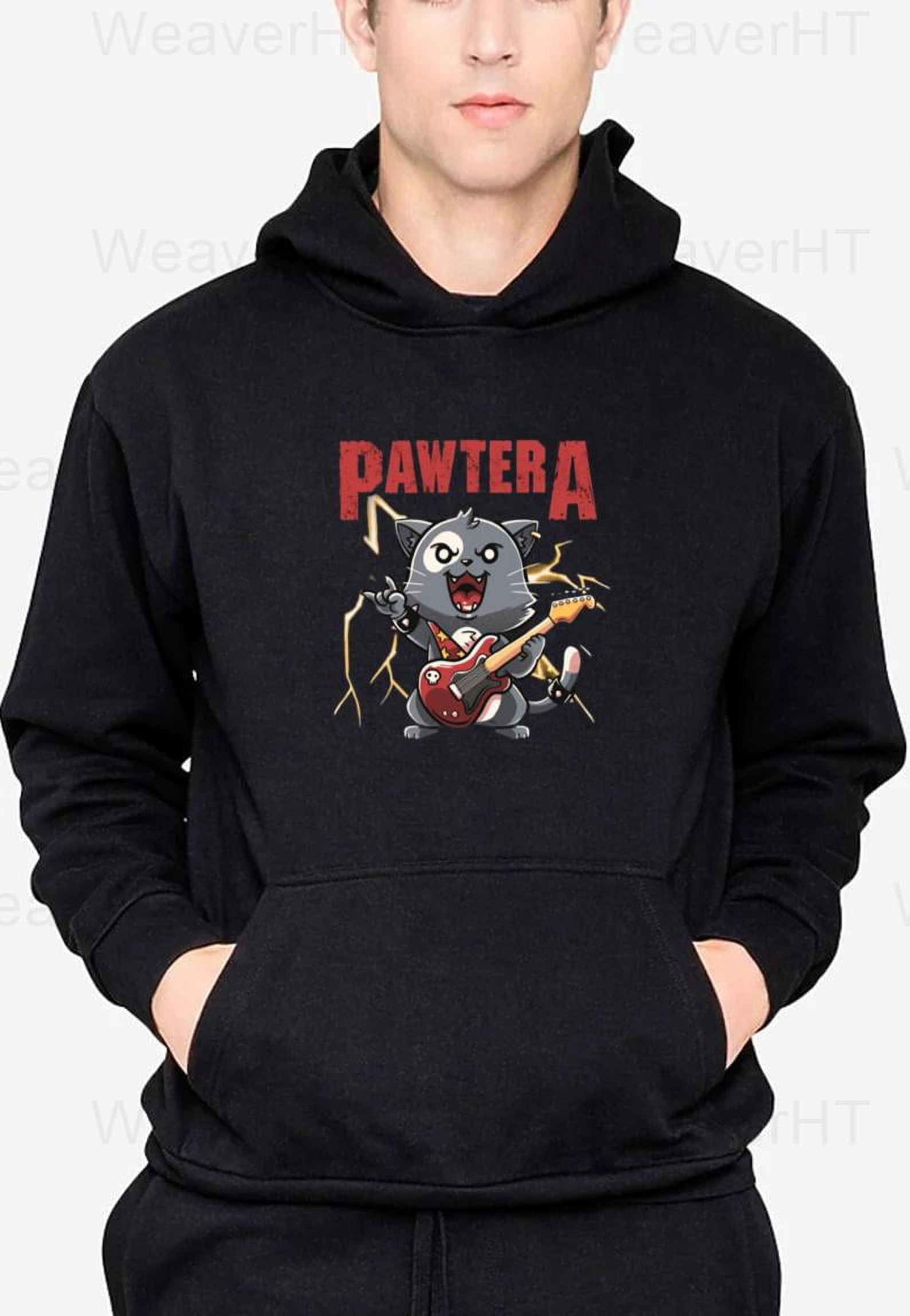 Pawtera Cat Pantera Parody Music Band Heavy Metal Feline Vulgar Design ...