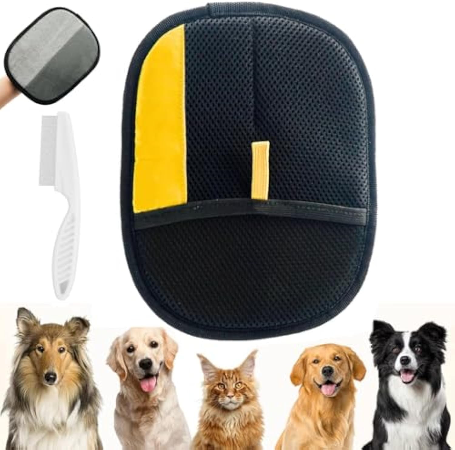 Pawthentic Electrostatic Gloves Pet Hair, Goalintent Pet Gloves, Pet ...