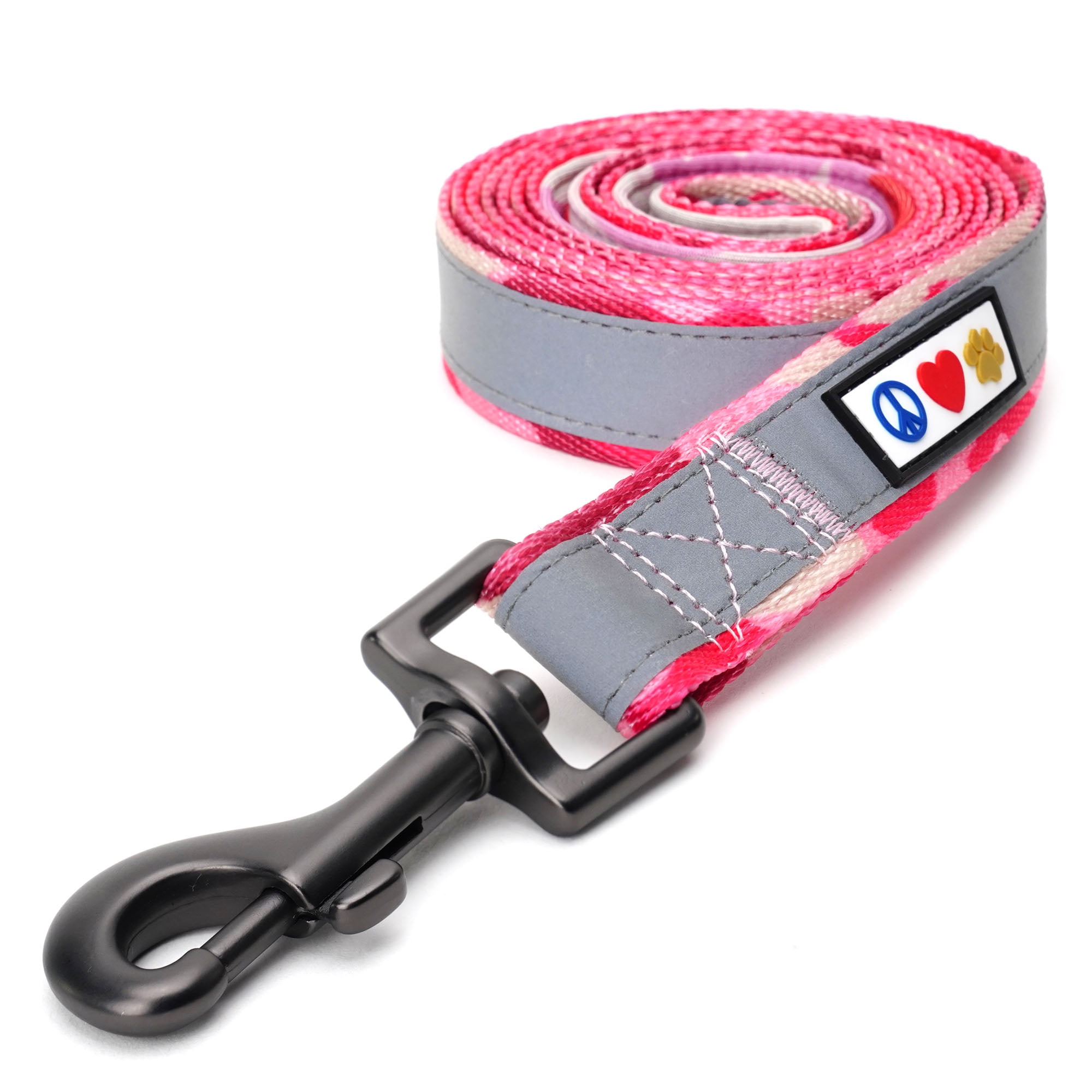 Pawtitas 6 FT Reflective Dog Leash Padded Handle - Camouflage Pink ...