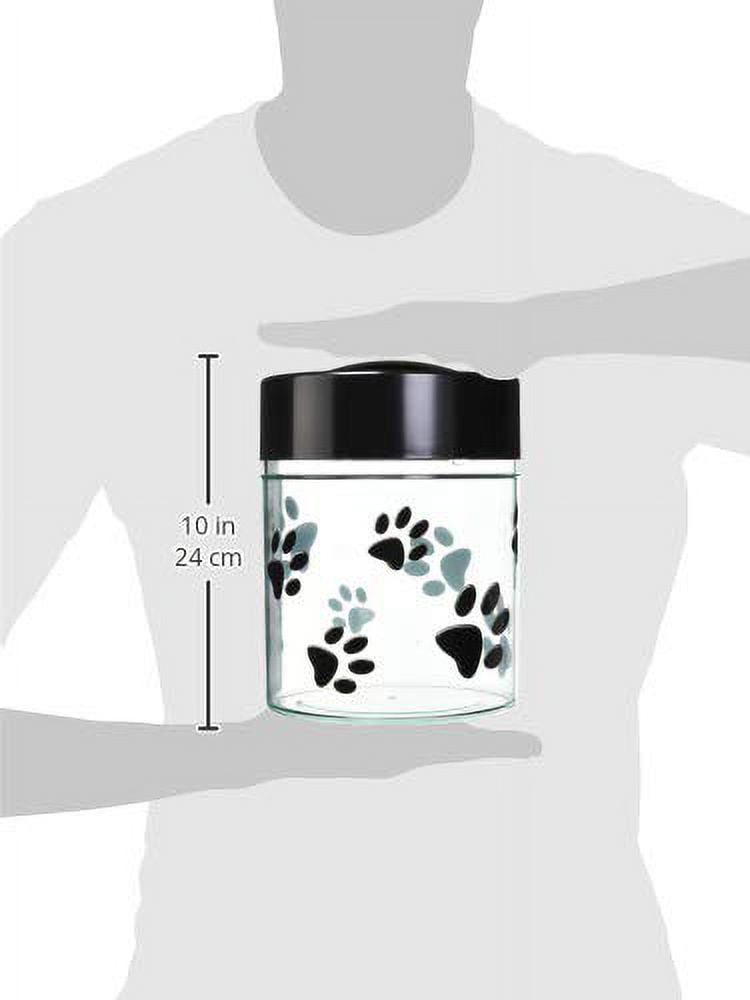 Pawvac 2.5 Pound Vacuum Sealed Pet Food Storage Container; Black Cap ...