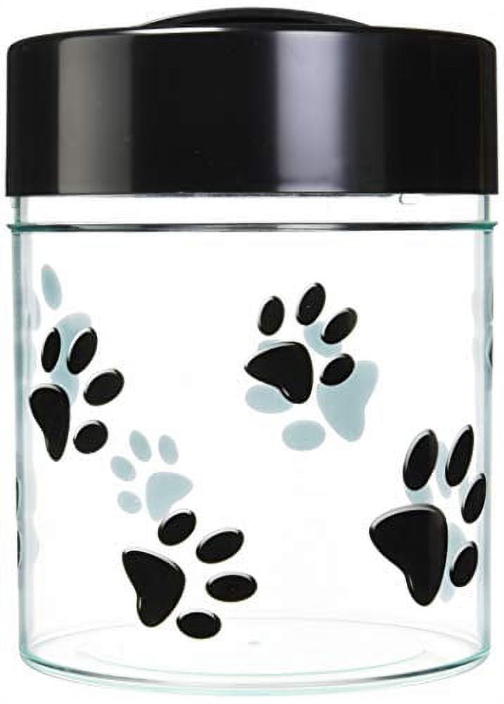 Pawvac 2.5 Pound Vacuum Sealed Pet Food Storage Container; Black Cap ...