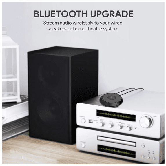 Paww Wavecast RX2 Bluetooth 5.0 Receiver with Built-In Amplifier (Convert any stereo to ...