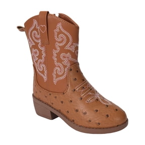 Pawz Little & Big Girls Glitter Western Boots - Walmart.com
