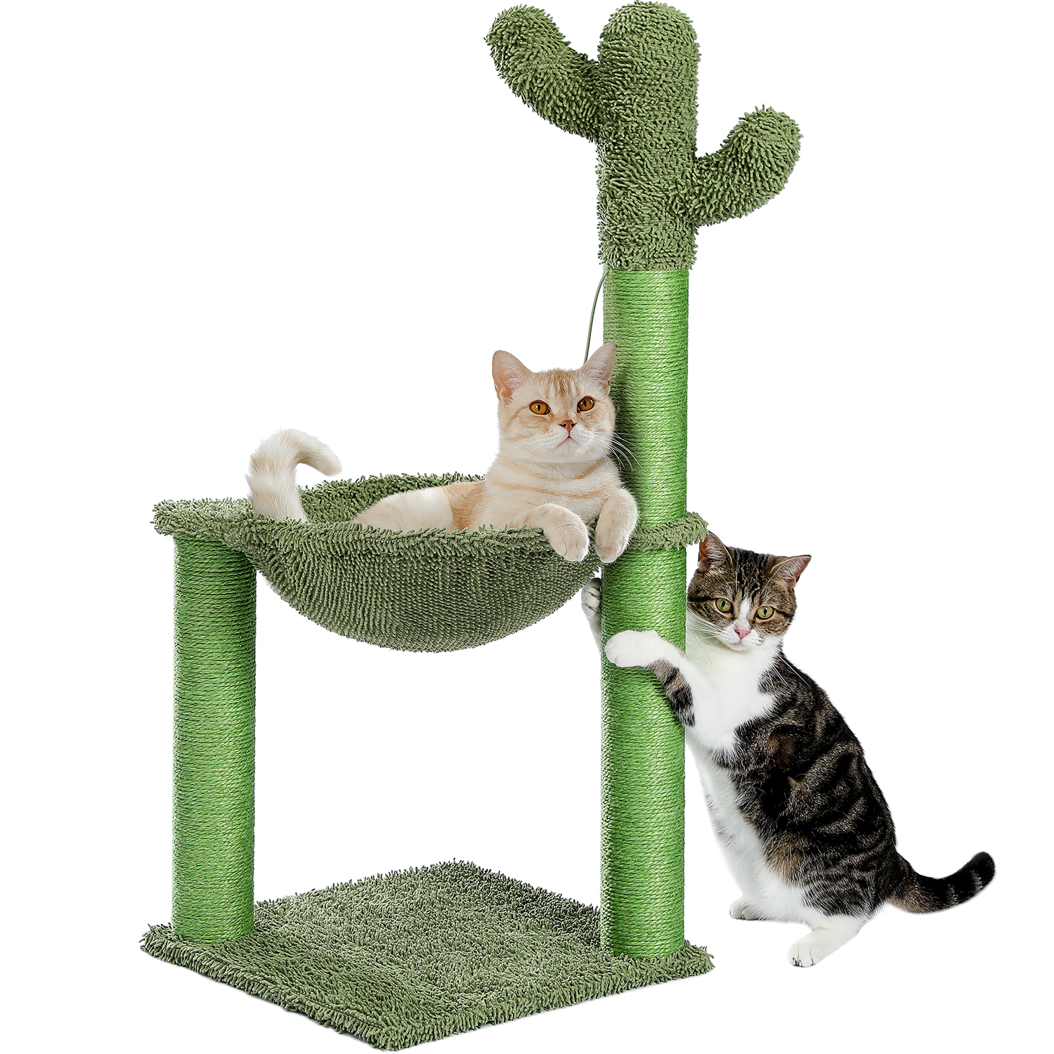 PAWZ Road 23" Cactus Cat Scratching Posts Medium Sisal Cat Scratcher ...