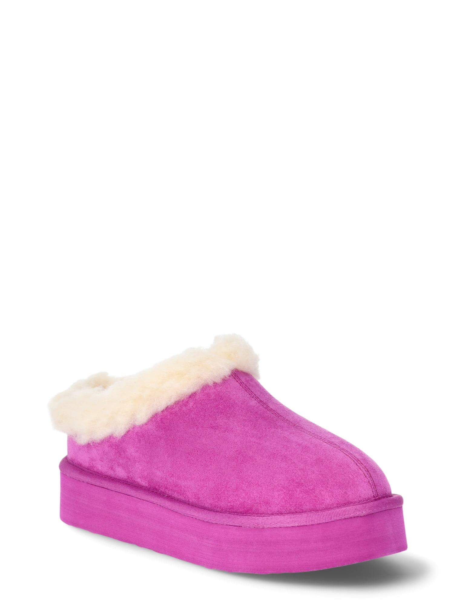 Pawz Women’s Cozy Lined Platform Slippers, Sizes 6-11 - Walmart.com