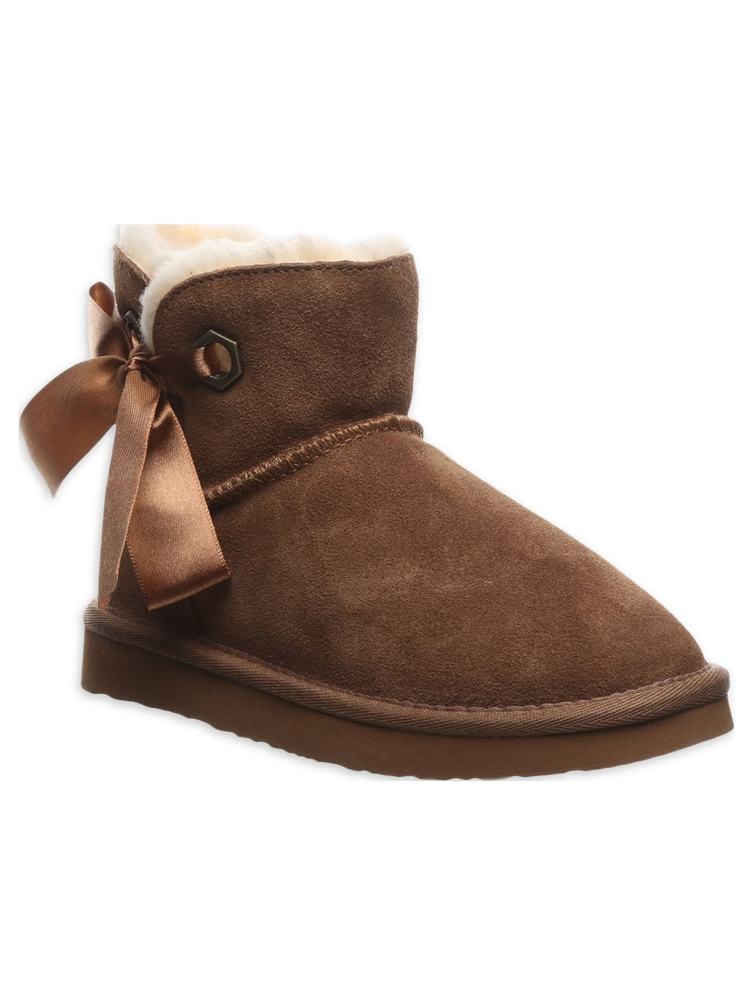 Pawz by Bear Paws Girls Amelia II Suede Ankle Boot, Sizes 10-5 ...