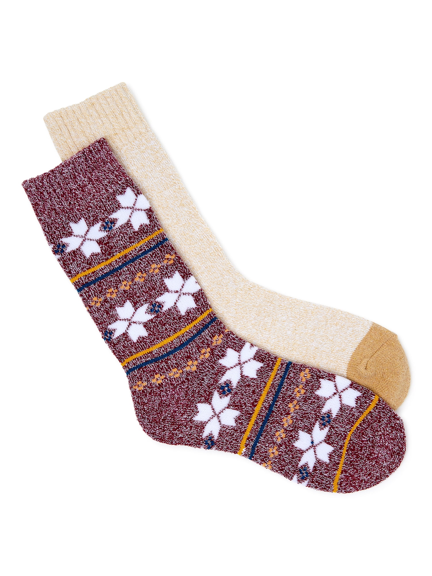 Pawz by Bearpaw Women's Terry Lined Recycled Cotton Boot Socks, 2-Pack ...