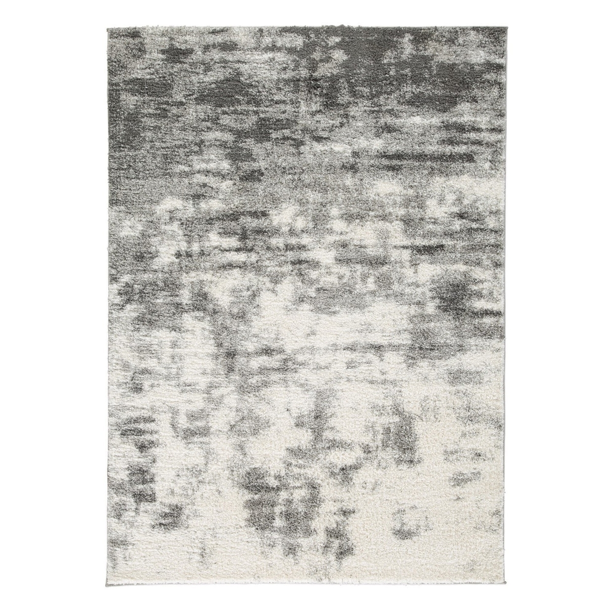Pax 8 x 10 Modern Area Rug Smoky Paint Design Fabric Large Cream Gray ...