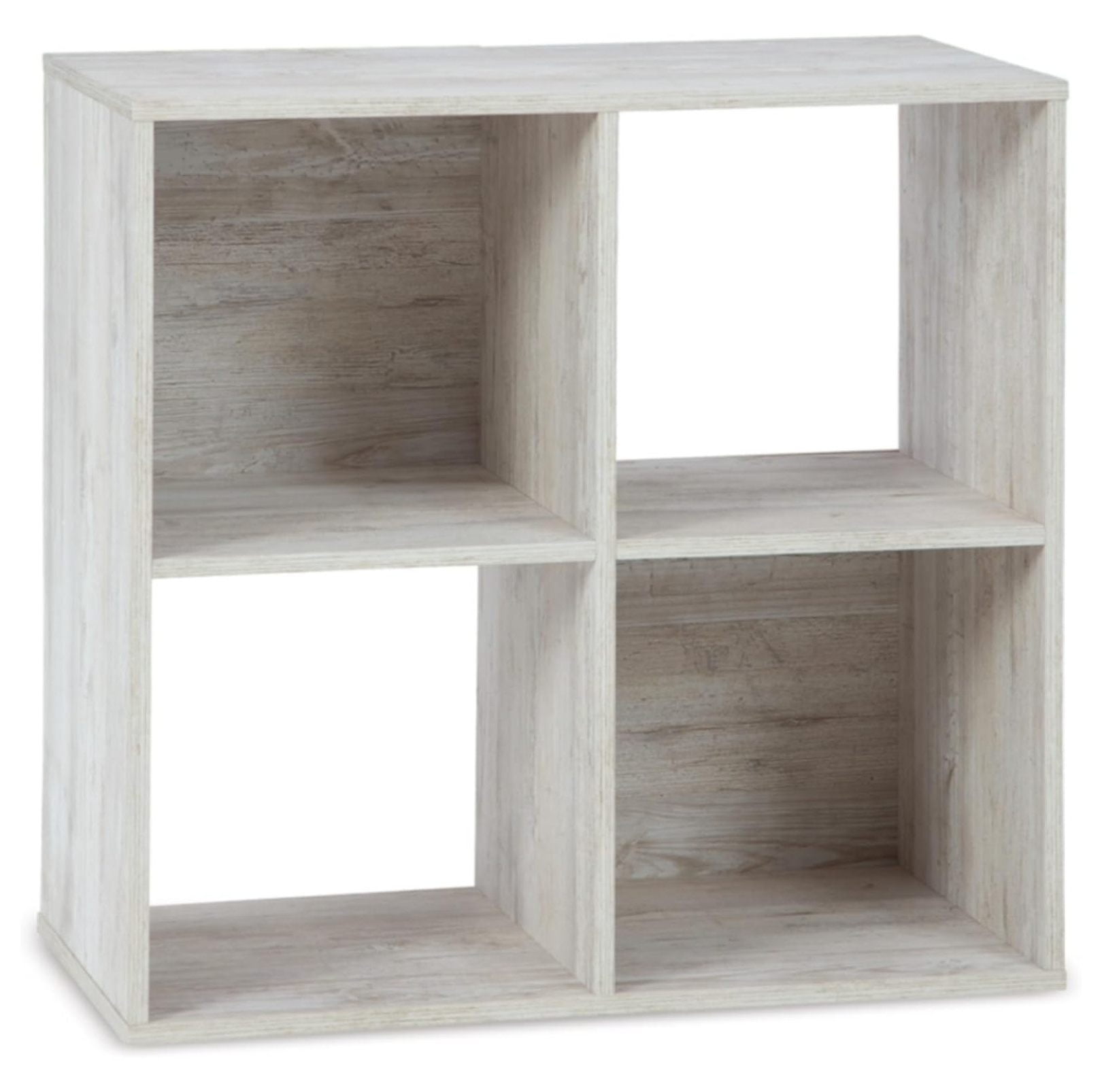 Paxberry Coastal 4 Cube Storage Organizer or Bookcase, Whitewash ...
