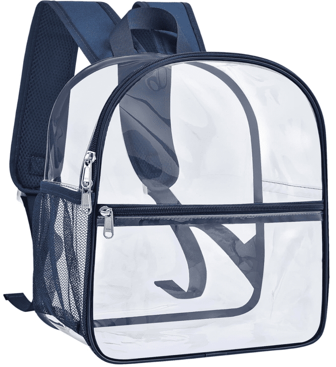 Paxiland Clear Backpack for Stadium Events Stadium Backpack Waterproof ...