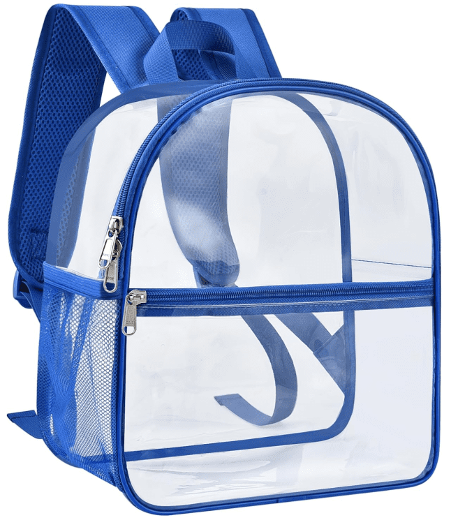 Paxiland Clear Backpack for Stadium Events Stadium Backpack Waterproof ...