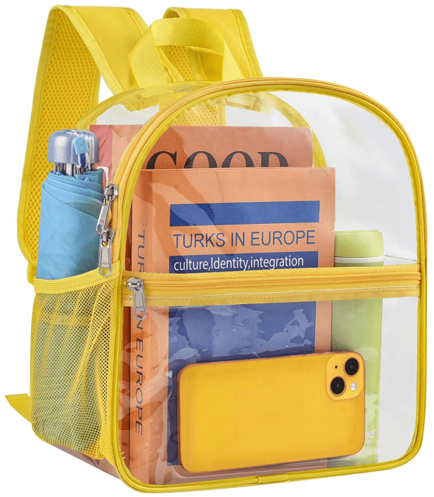 Paxiland Clear Backpack for Stadium Events Stadium Backpack Waterproof ...