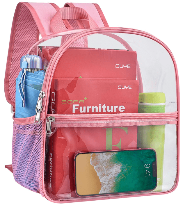 Paxiland Clear Backpack for Stadium Events Stadium Backpack Waterproof ...