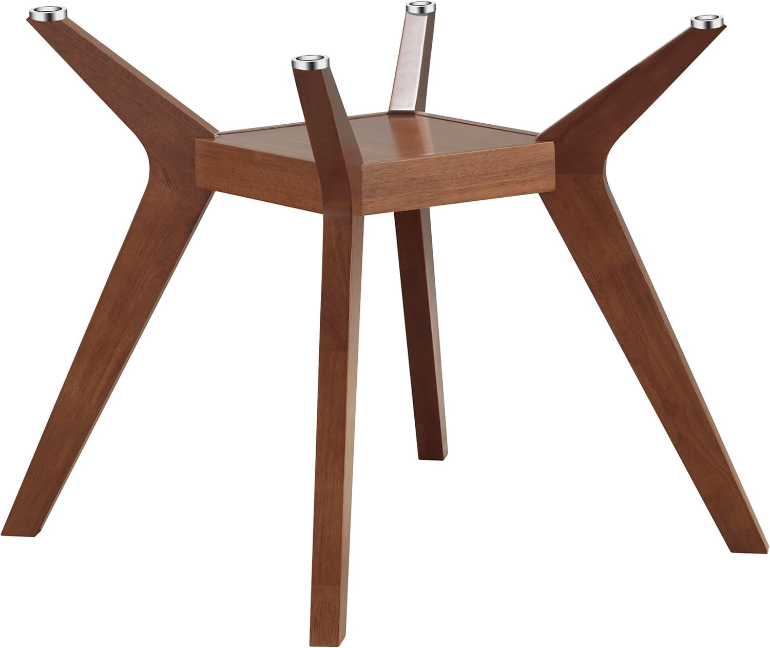 Paxton - Wood Dining Table Base – Wooden Table Base with Four Angular ...