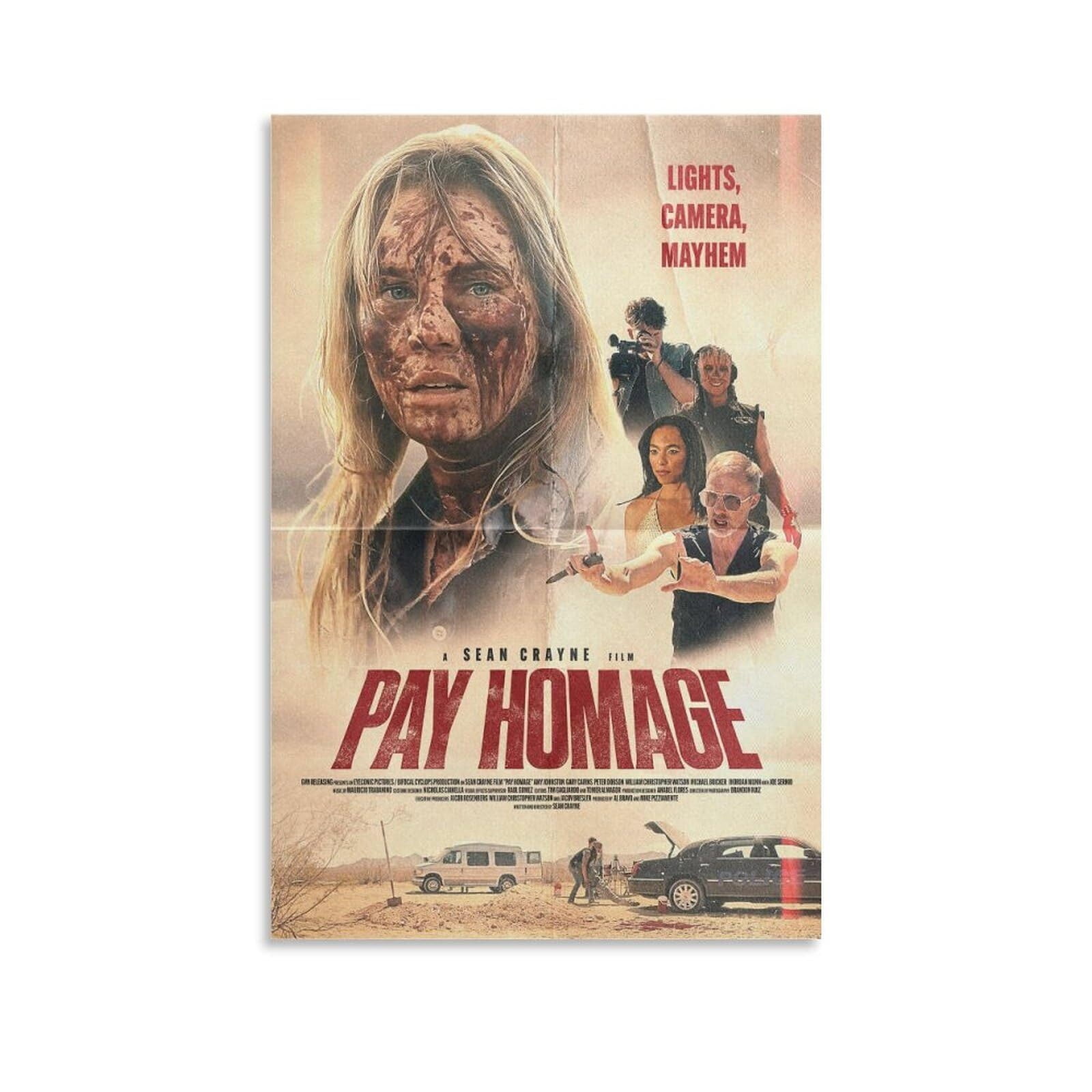 Pay Homage - Vintage Blockbuster Movie Poster New Movie Poster Canvas ...