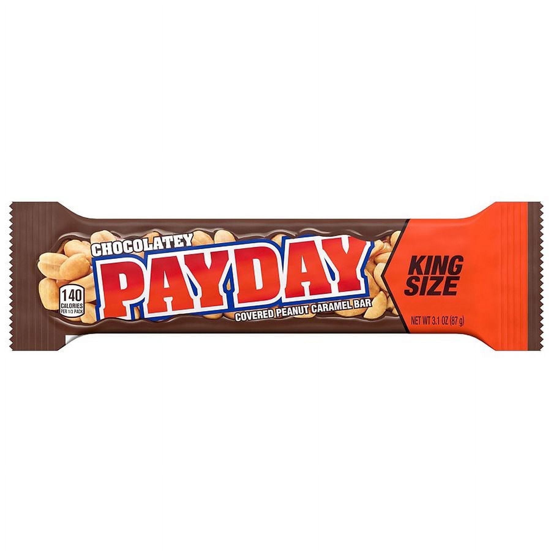 PayDay Chocolatey Peanut Caramel Bar 3.1oz Pack of 2 - Walmart.com