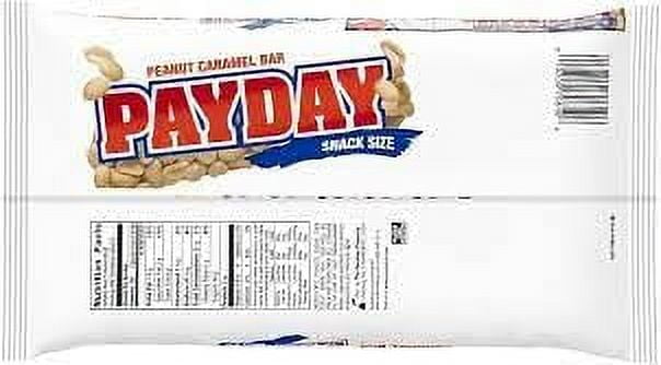 PayDay Snack Size Candy Bars 11.6oz Bag (approx 16 pcs), 2 Pack ...
