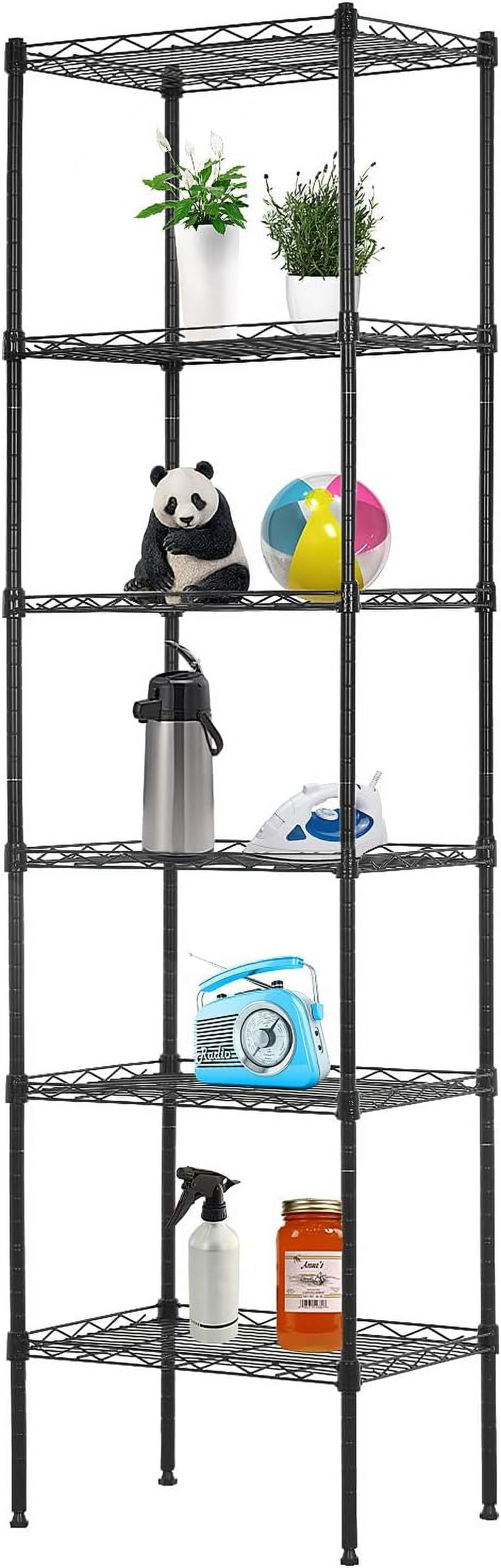 PayLessHere 14" D×24" W×60" H Wire Shelving Unit Metal Commercial Shelf ...