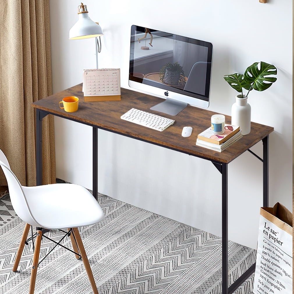 PayLessHere 39 inch Computer Desk Modern Writing Desk, Simple Study ...
