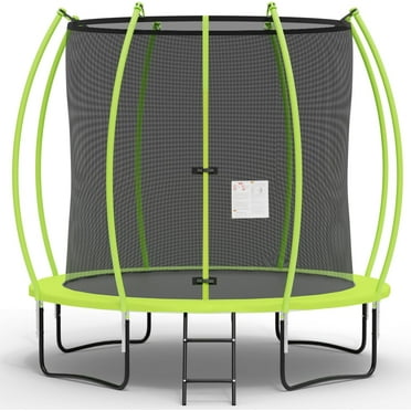 14FT Outdoor Trampoline with 360-Degree Safety Enclosure Net, Ladder, and 1000 LBS Weight ...