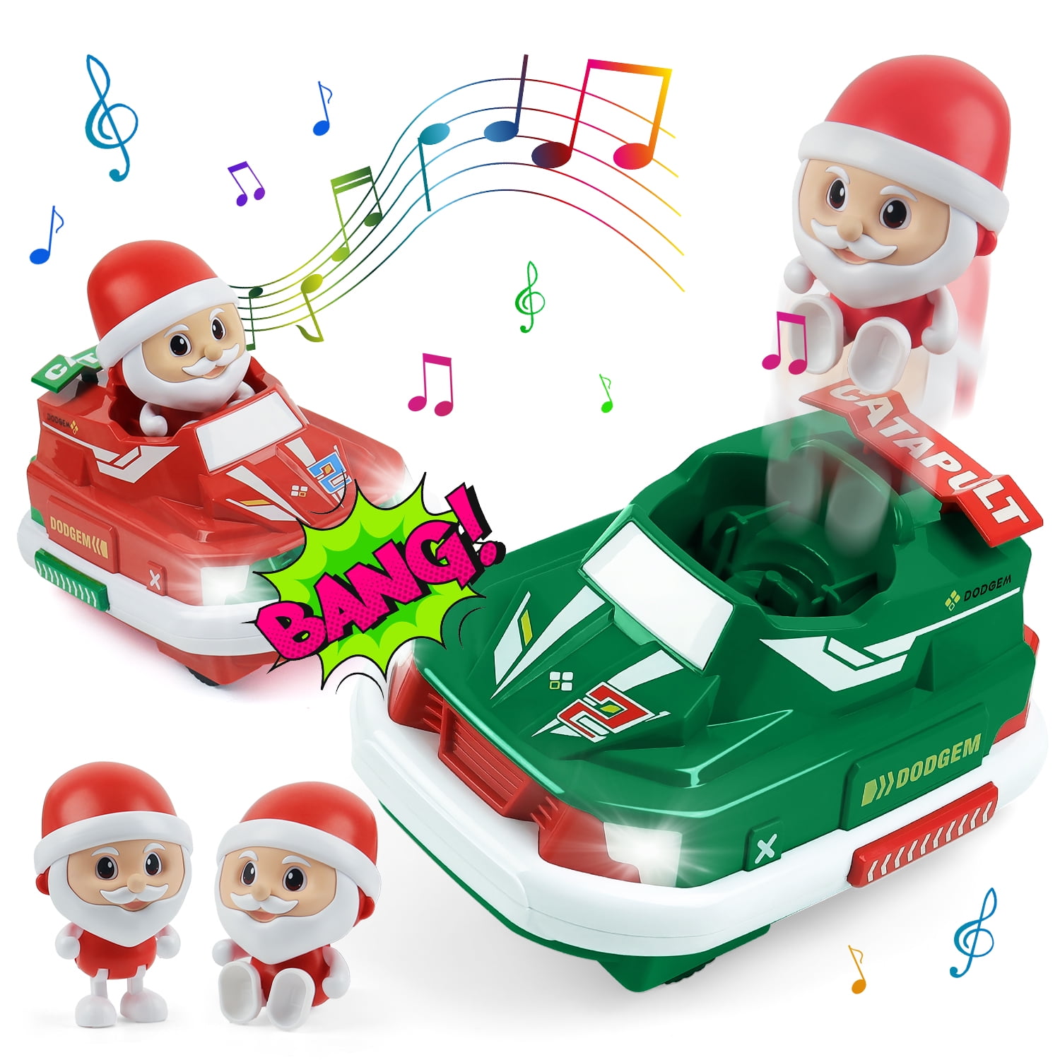 PayUSD 2 Pack RC Cars Kids Toys Christmas Remote Control Car Santa ...