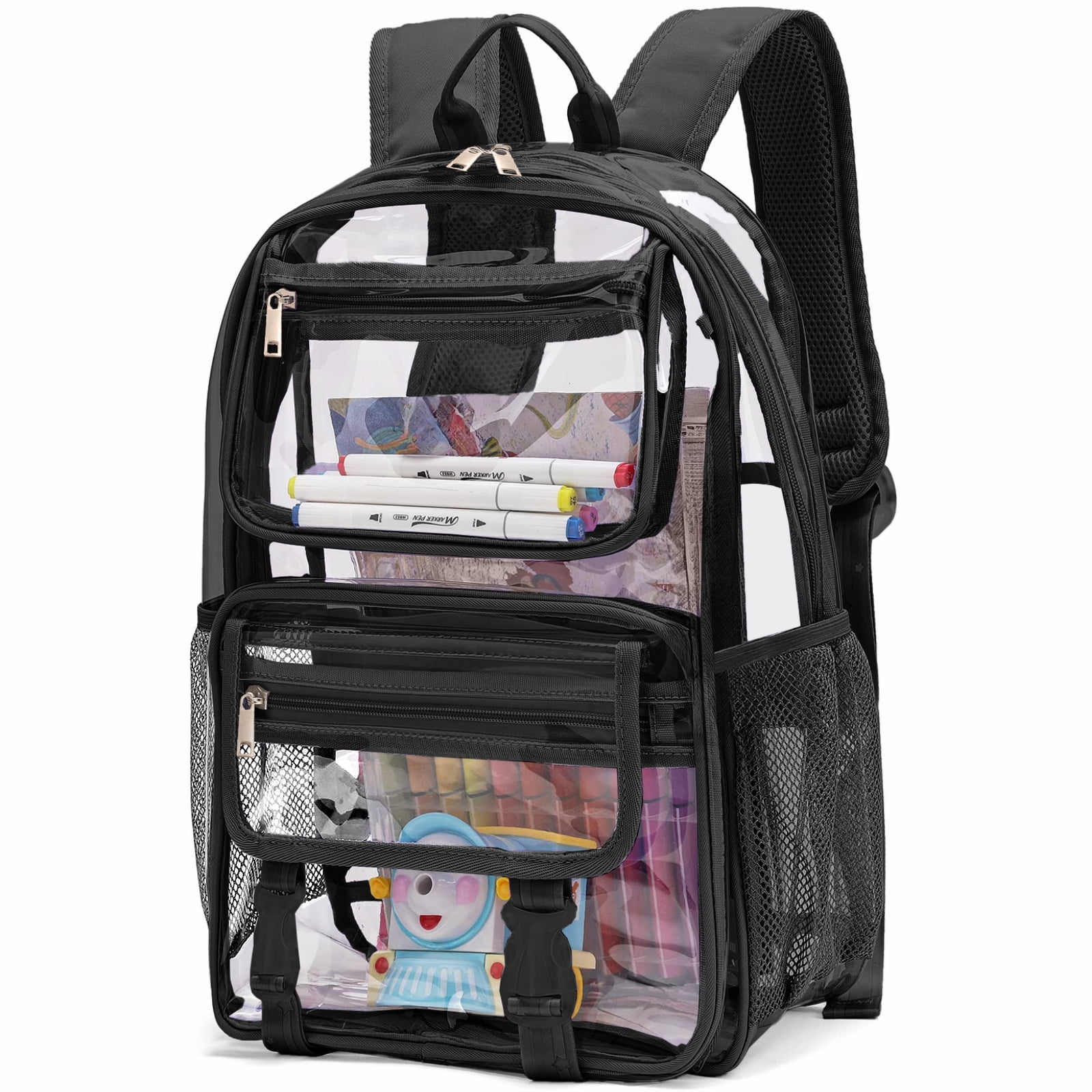 PayUSD Clear Backpack School Backpacks Heavy Duty Large Transparent ...