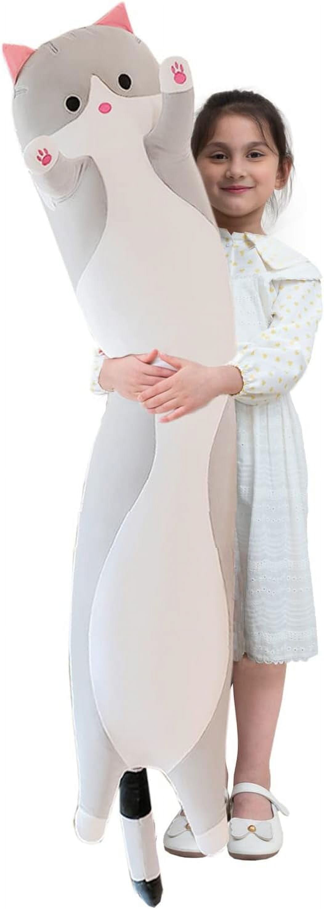 PayUSD Kawaii Cute Cat Cuddle Plush Toy, 20'' Soft Cotton Stuffed ...