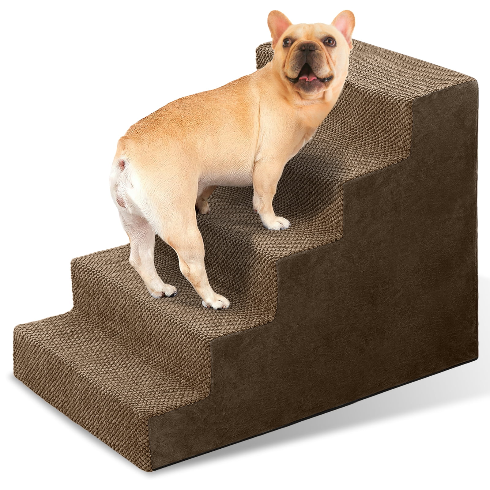 PayUSD Dog Stairs for Bed Couches 22.5”H 4-Step Dog Steps for High Bed ...