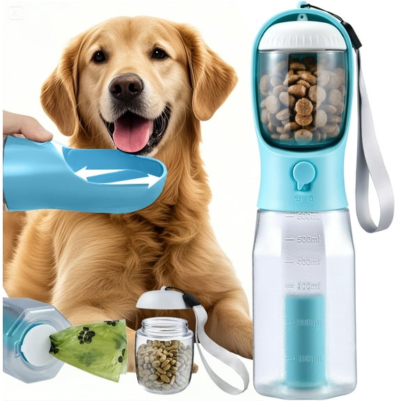 erfcxs Dog Water Bottle Portable Pet Water Dispenser For Walking Puppy ...