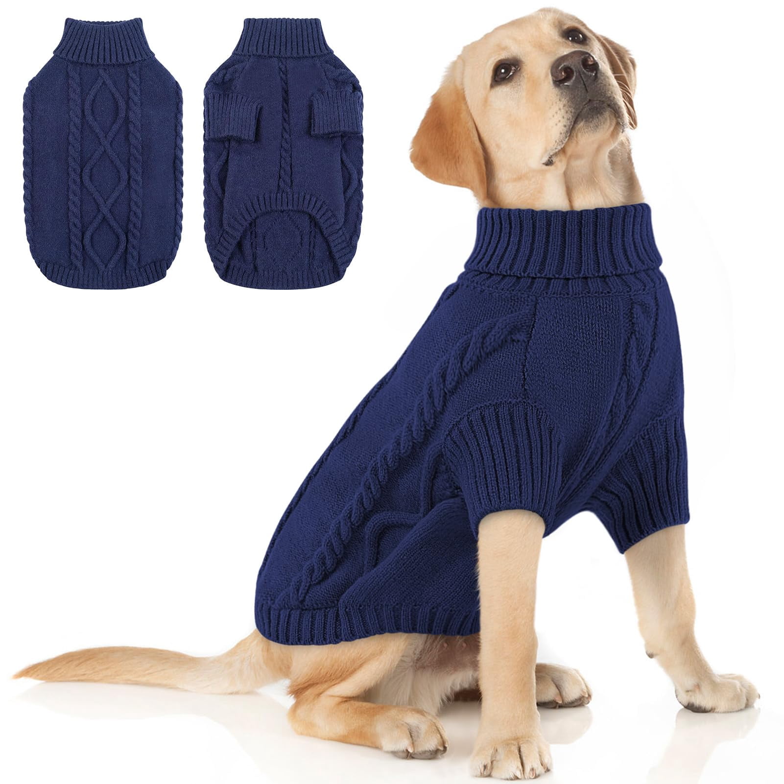 PayUSD Large Dog Sweaters,Large Dog Sweater for Pitbull Doberman,Warm ...