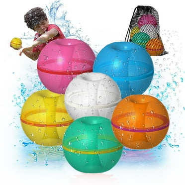 Water Wubble Waterballoon Balls - Refillable, Reusable, Easy-Fill As ...