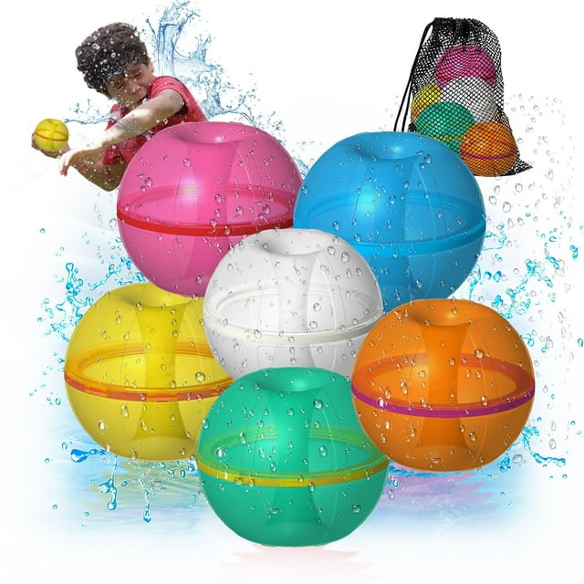 PayUSD Reusable Water Bomb Balloons for Kids Adults Donut Water Ball ...