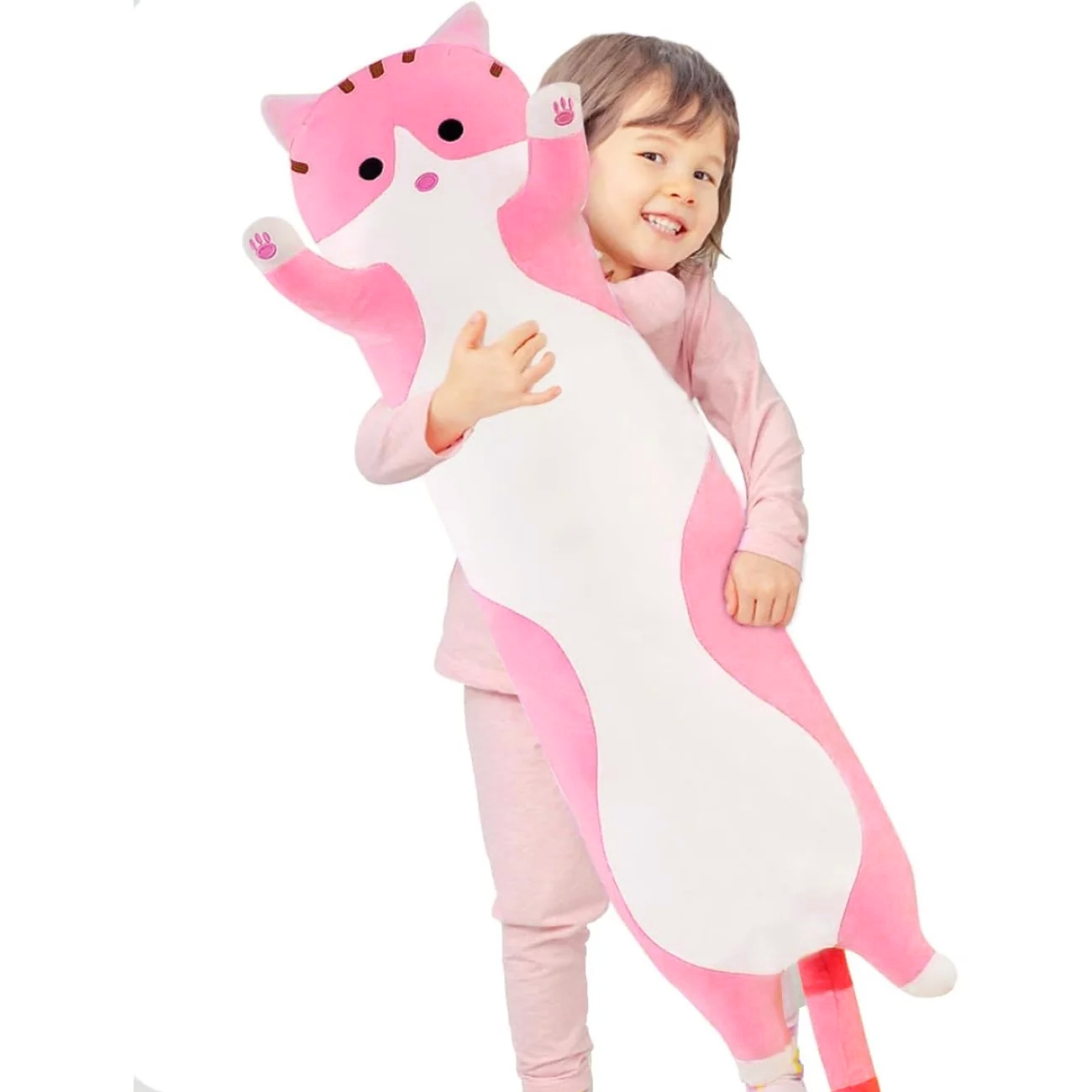 Cat Plush Giant Plush Pillow Doll Cartoon Kitty Cat Stuffed Animals Toy ...