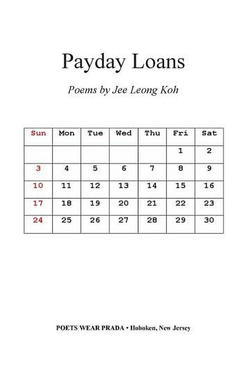 Payday Loans: Poems (Paperback) - Walmart.com