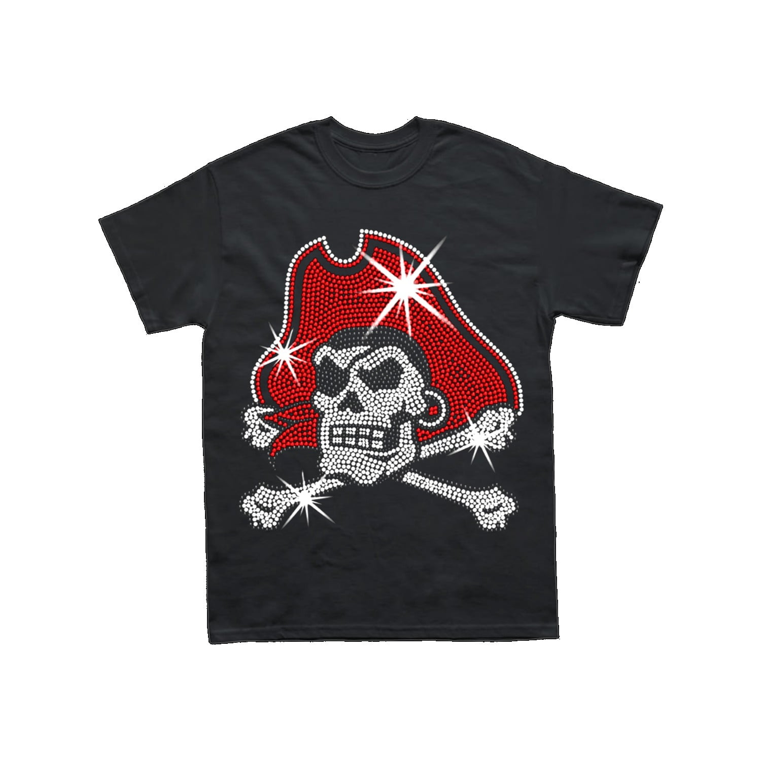 Payeah Pirate Skull and Crossbones Rhinestone Transfer Bling Hot Fix ...