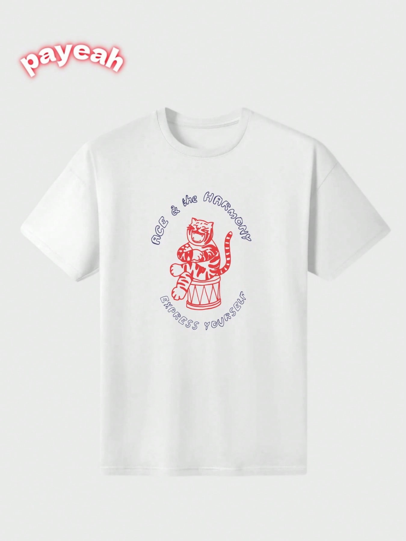 Payeah Retro Drawn Cat Meme T-Shirt, Rebellious Shirt, Cute Graphic ...