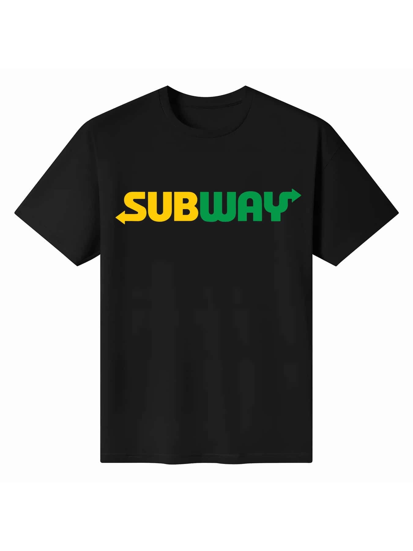 Payeah Subway Restaurant Logo Men's T-Shirt Casual Digital Print 220g ...