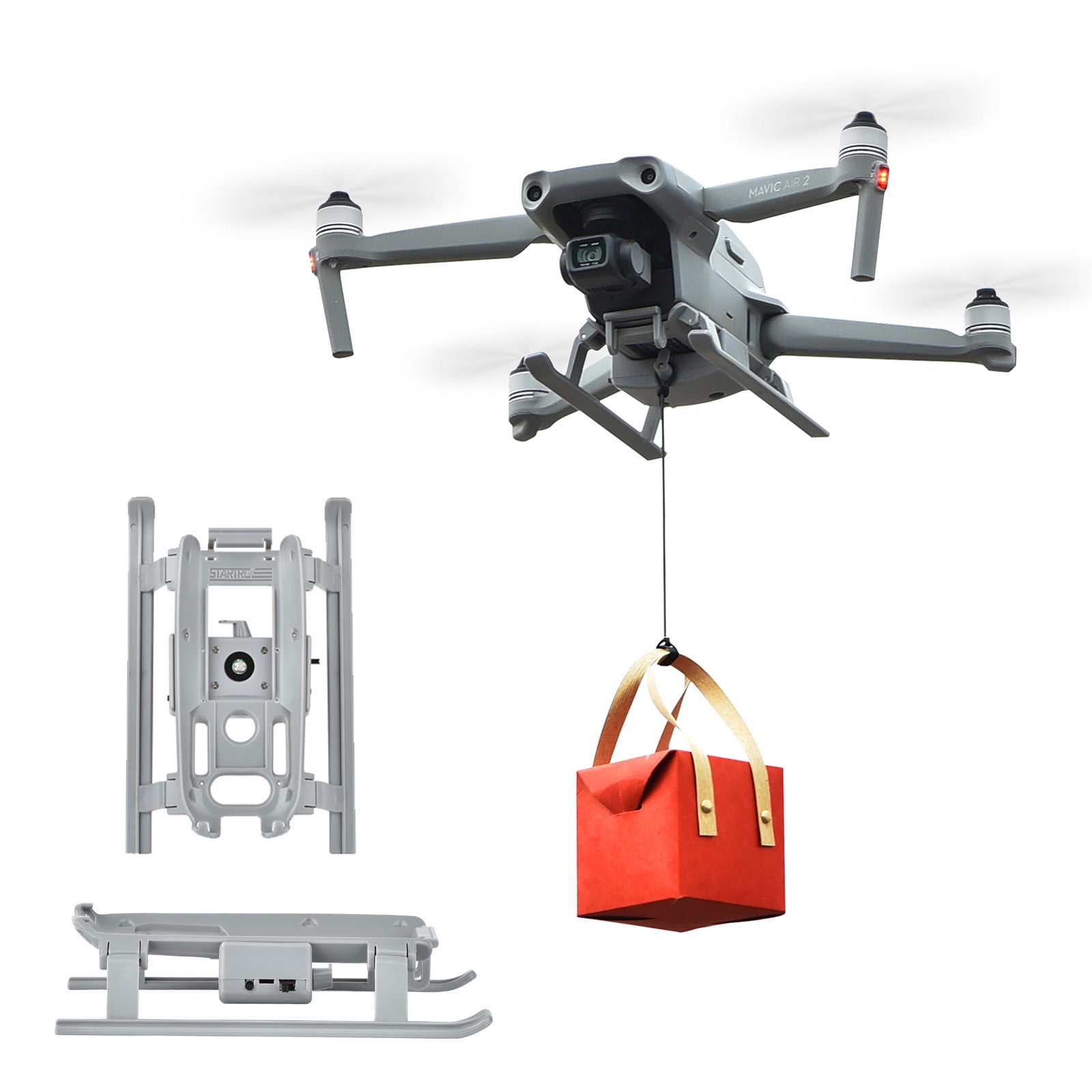 Payload Delivery Thrower Air Dropper Device Mount System For AIR 2S ...