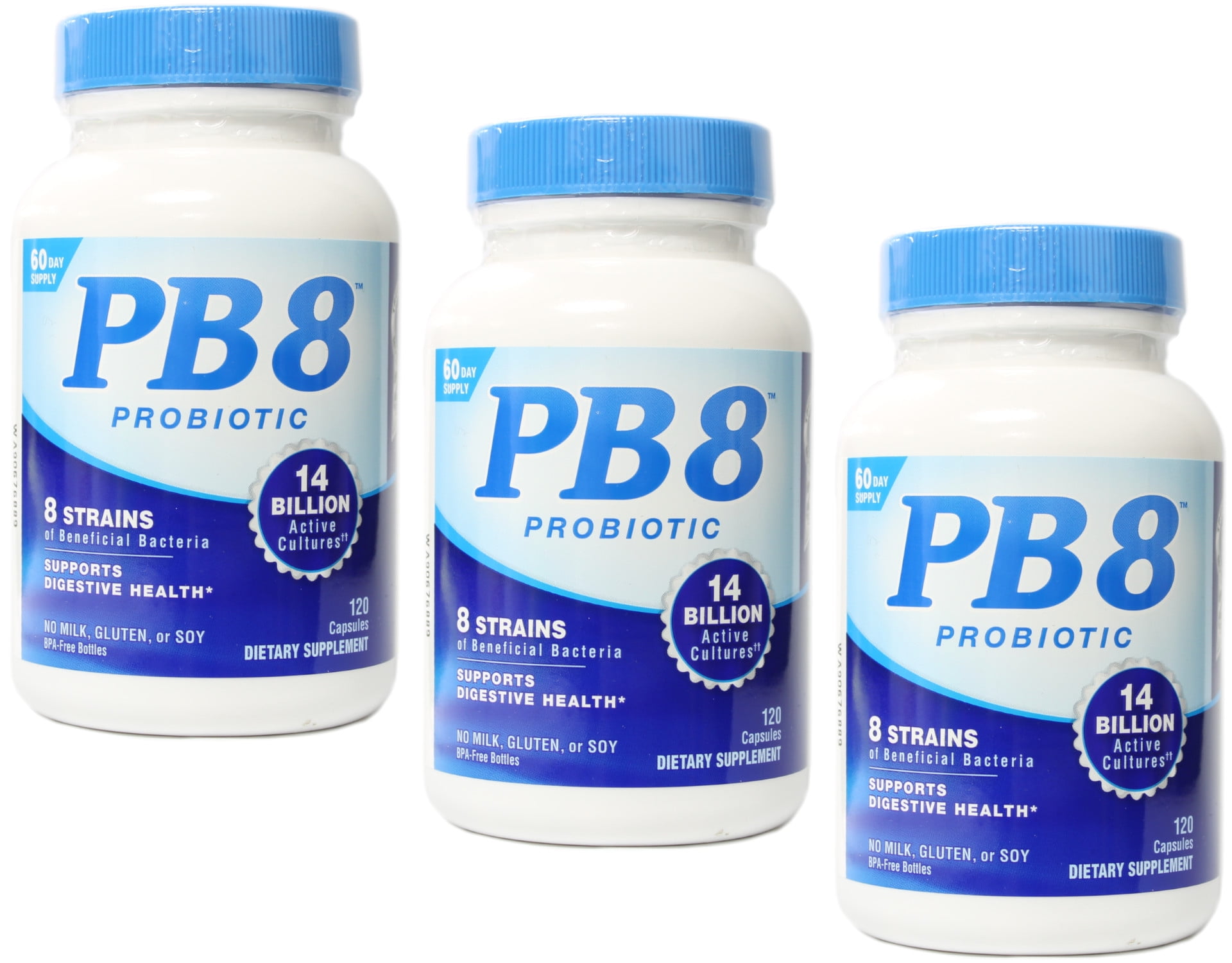 Pb 8 Pro-biotic Acidophilus for Life - 120 Capsules (Pack of 3 ...