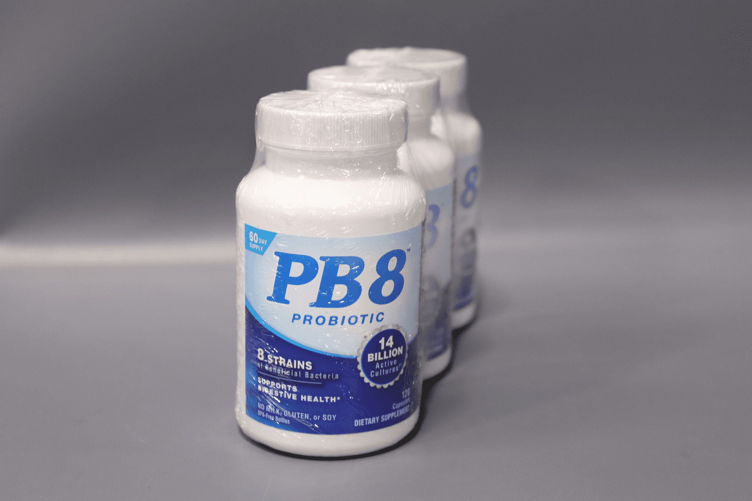 Pb 8 Probiotic Acidophilus -capsule, 120 Count, Pack of 3 - Walmart.com