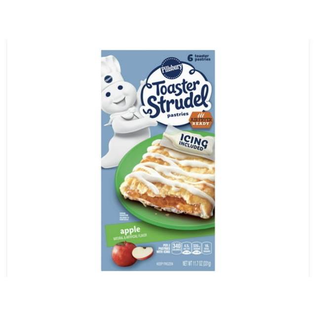 Pillsbury Apple Filling Toaster Strudel Pastries 6ct Icing Included 11 ...
