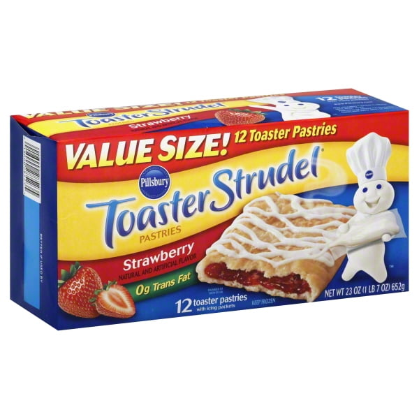 Pb Toaster Strudel Strawberry 12 Ct - Walmart.com