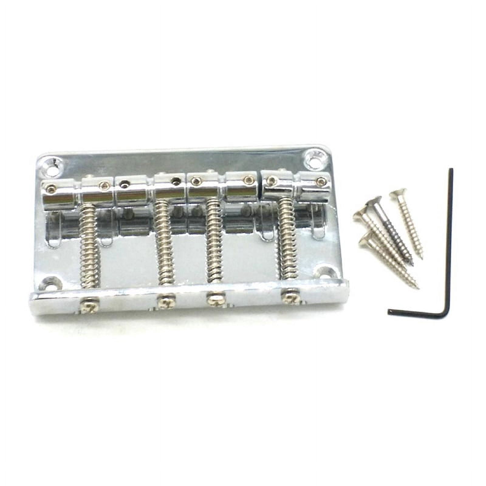 Pb4 String Bass Bridge Tailpiece Fixed Saddles for Electric Bass Guitar ...