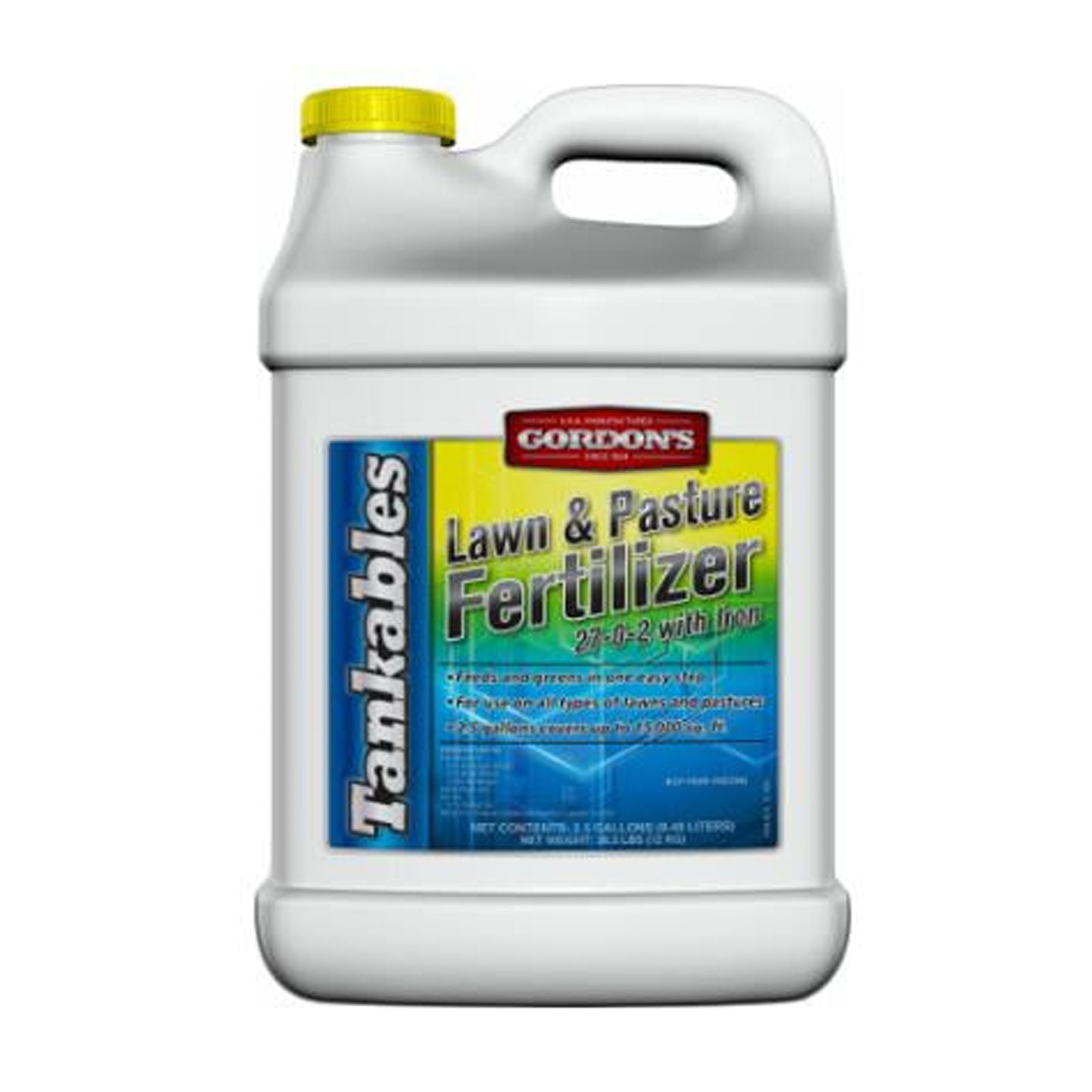 Gordon's 7451120 Tankables Lawn/Pasture Fertilizer, Covers 15,000 Sq ...