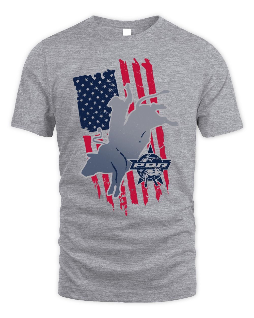 Pbr Merchandise Flag Bull Rider Shirt - Walmart.com